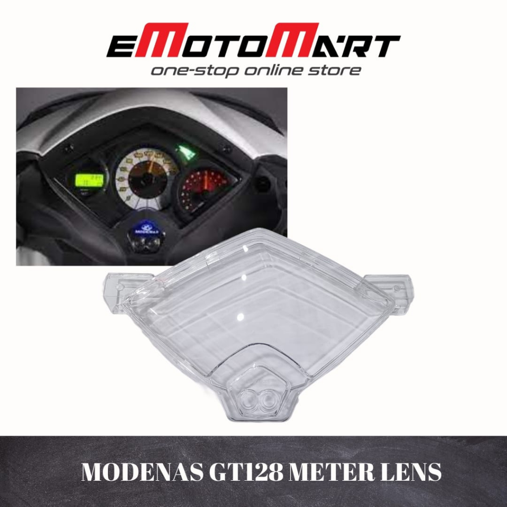 MODENAS GT128 METER COVER GT 128 METER LENS [ CLEAR ] #READY STOCK ...