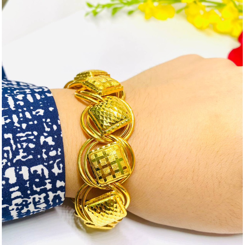 Rantai Tangan Coco Ketupat Emas 916 Tulen | Shopee Malaysia