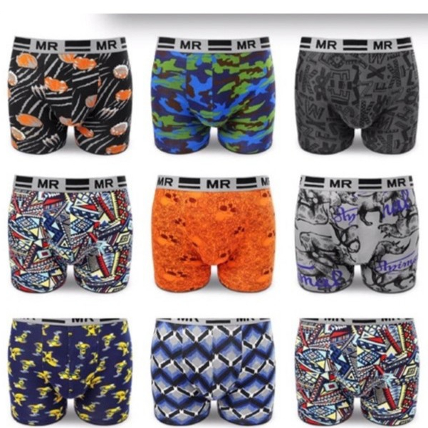 Ketat Boxer Men Briefs Seluar Dalam Pendek Lelaki Underwear Mr Short