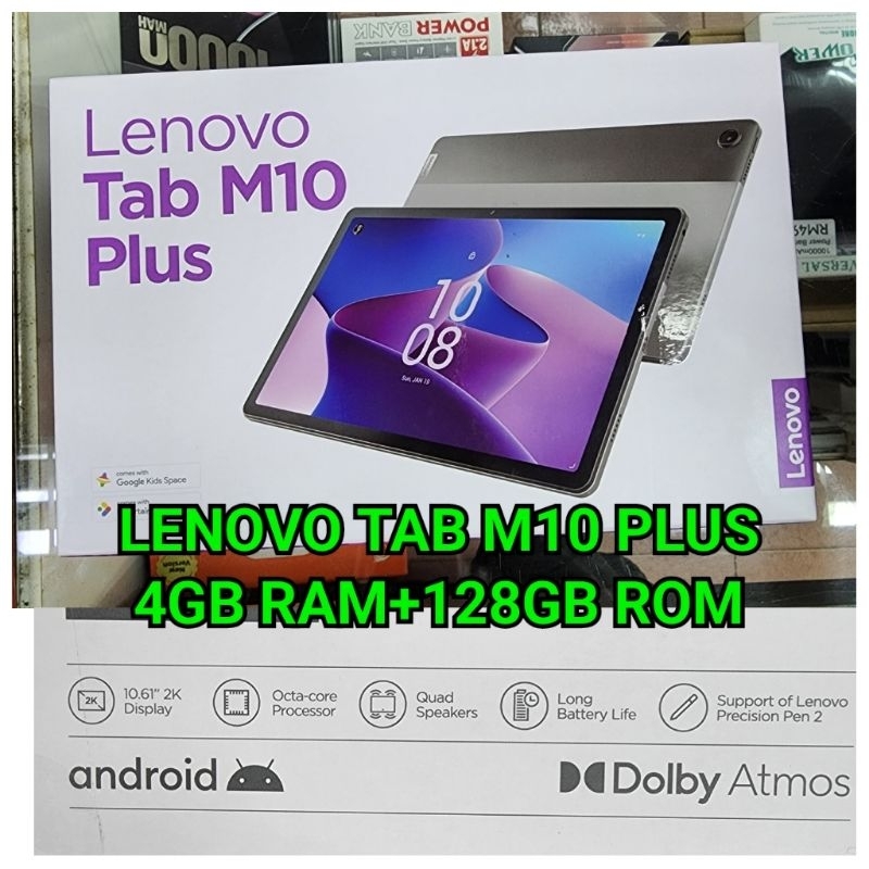 Lenovo M10 Plus 3rd Generation | 4GB RAM | 128GB ROM | 7500mAh | 10.61 ...
