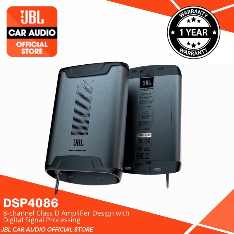 JBL DSP 4086 -8 Channel Class D Amplifier Design with Digital signal processing | Shopee Malaysia