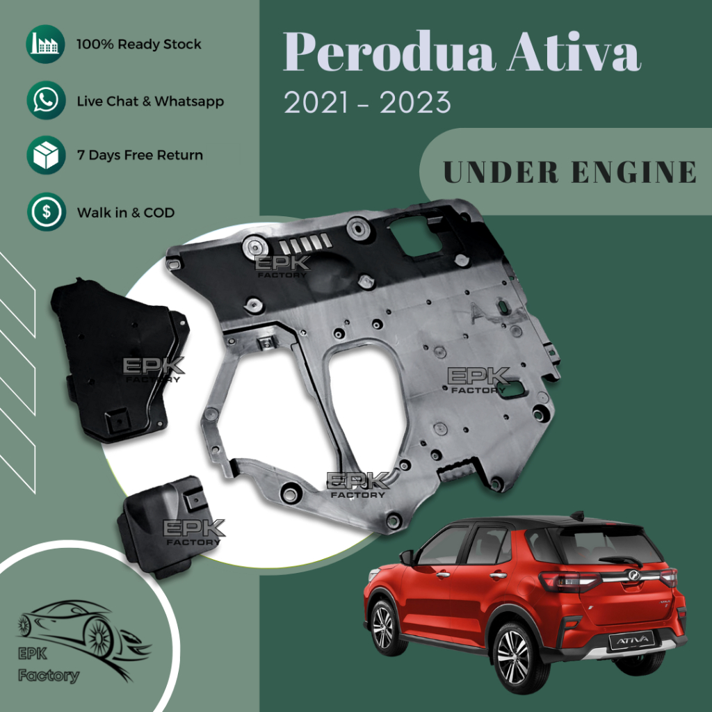 Perodua Ativa Engine Cover Under Engine Compartment Cover Bay Front ...