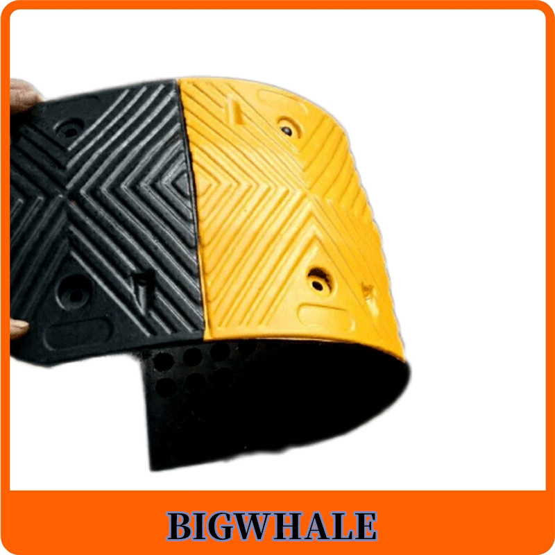 【Local shipment】98cm Rubber Speed Hump Speed Bump 98cm or 1 Pair End ...