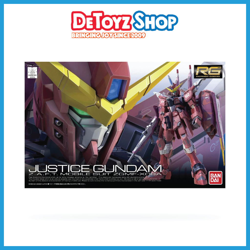 Bandai RG ZGMF-X09A Justice Gundam | Shopee Malaysia