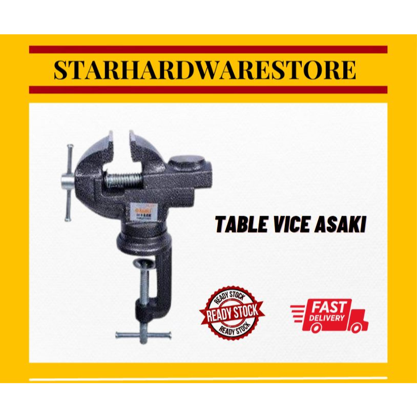 🌟READY STOCK🌟 Ragum Meja / Table Vice Asaki 2" & 2.5" | Shopee Malaysia