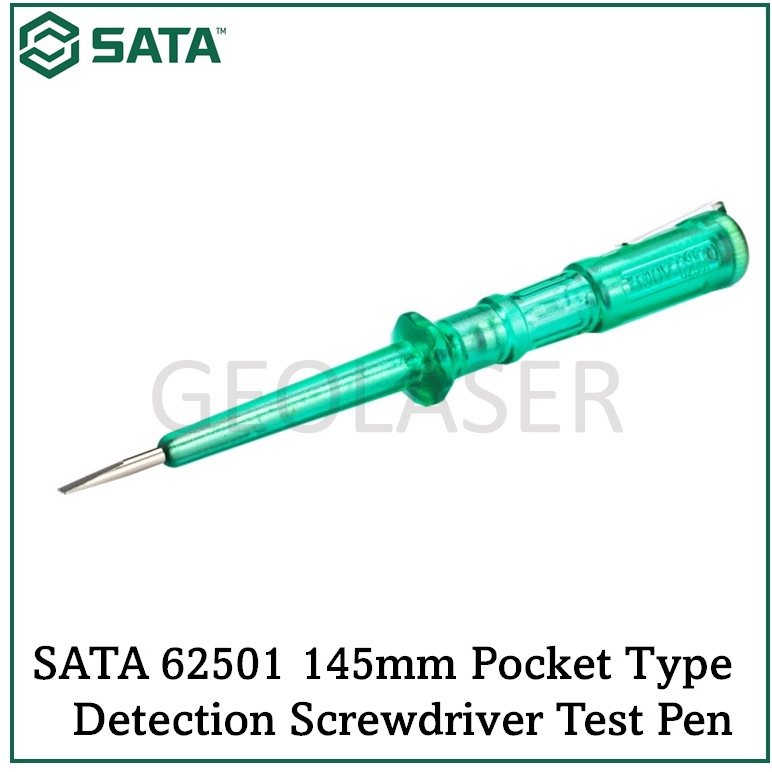 SATA 62501 145mm Pocket Type Detection Screwdriver Test Pen | Shopee ...