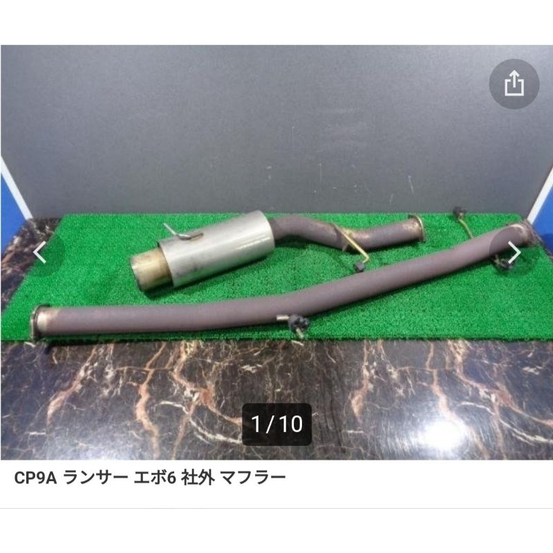 Mitsubishi Lancer Evolution Exhaust 2.8Inci Ekzos Original For 4G63 ...
