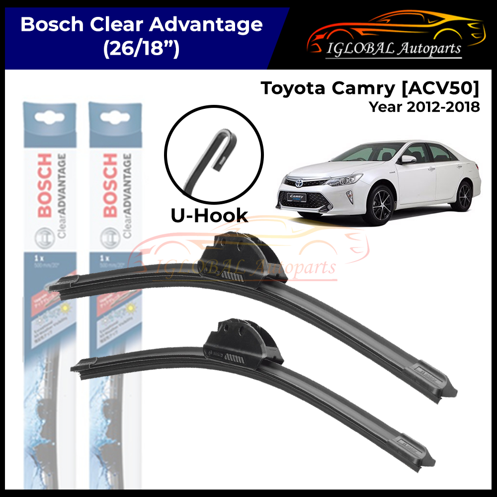 Toyota Camry [ACV50] Year 2012-2018 Windshield Wiper Bosch Clear ...
