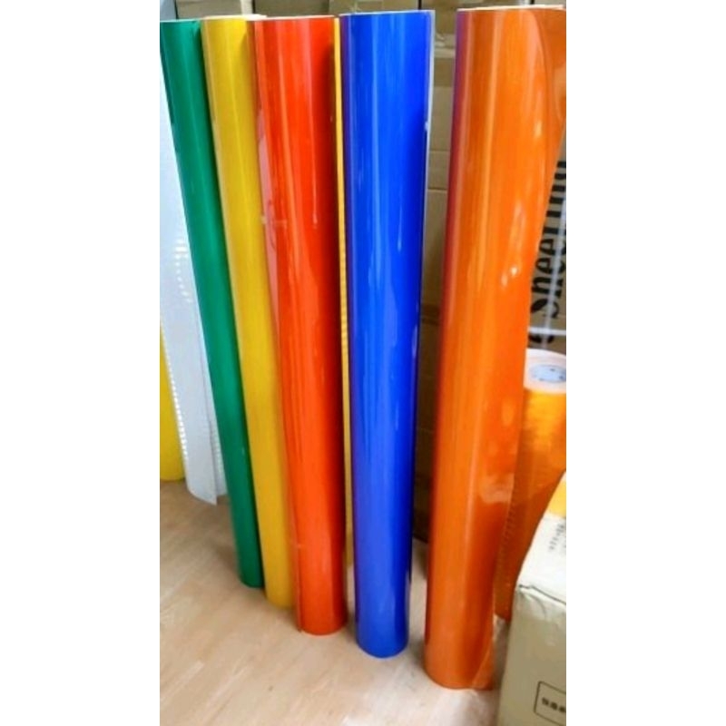 Reflective Vinyl Sticker Multi Color Reflective Sheeting 2ft / 4ft Roll ...