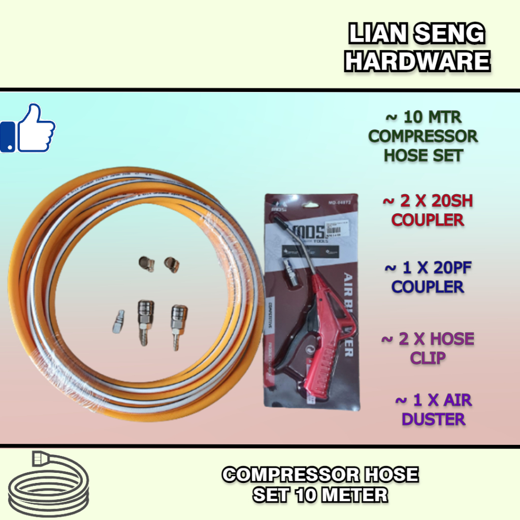 COMPRESSOR HOSE SET 10 METER | Shopee Malaysia
