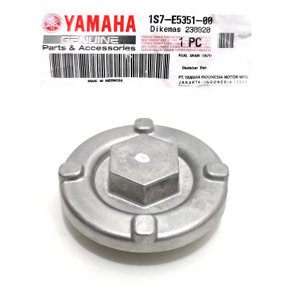 100% ORIGINAL YAMAHA LC135 PLUG DRAIN 0 1S7-E5351-00 OIL NUT SCREW CAP MINYAK HITAM PENUTUP ...