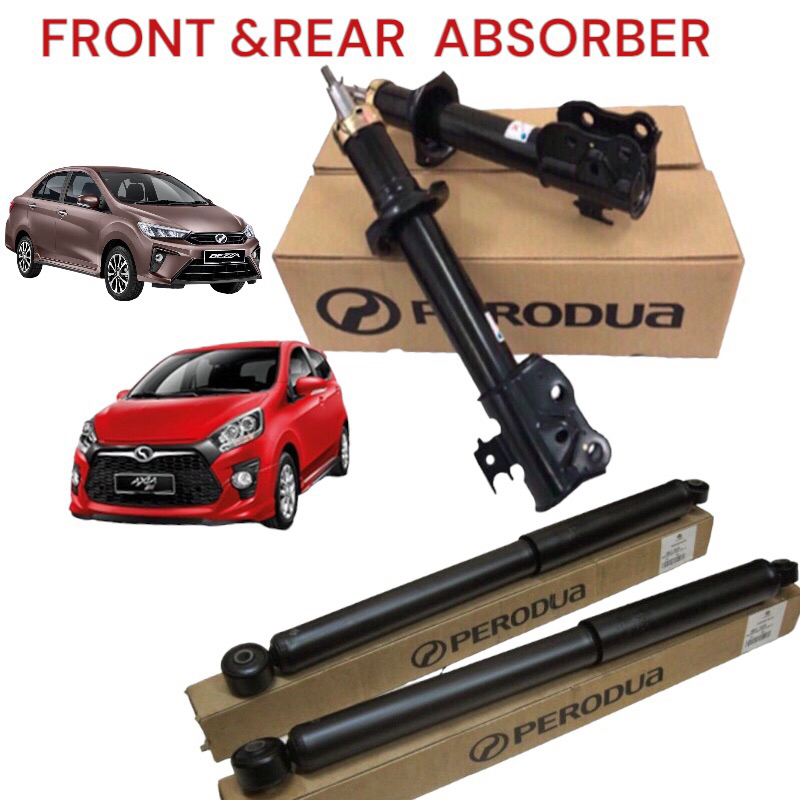 100% ORIGINAL Perodua Genuine Axia Bezza Front & Rear Absorber (2014 ...