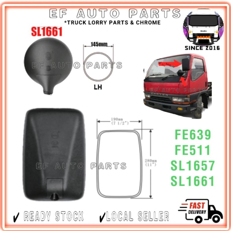 HIGH QUALITY MITSUBISHI CANTER FB511 FE639 SIDE MIRROR LEFT RIGHT ...