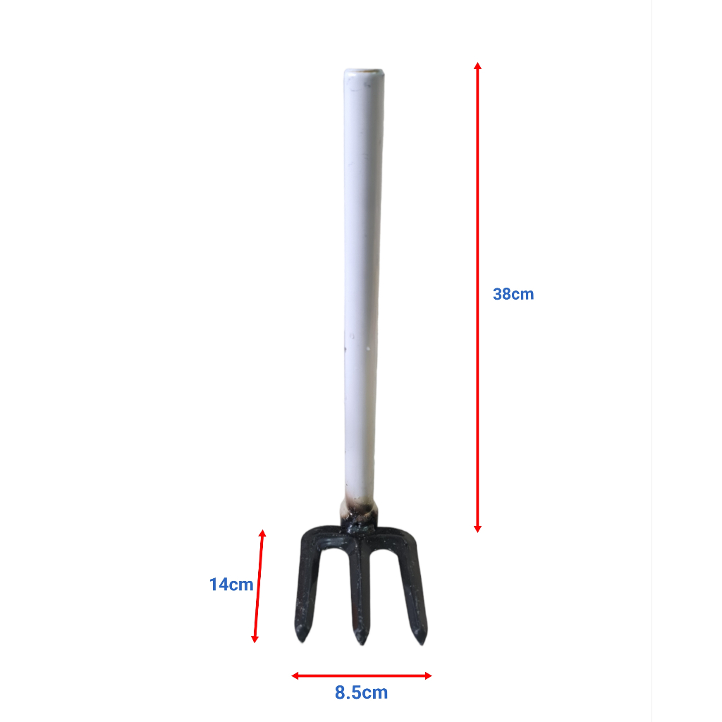 Cangkul Cakar Tanah Besi Mini 15inci Handle / Mini Crawler With Handle ...