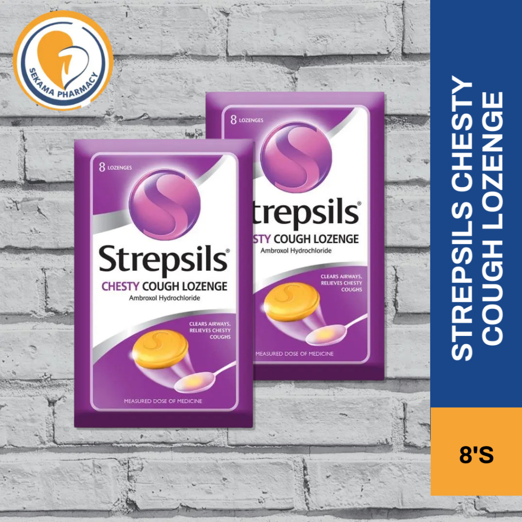 STREPSILS CHESTY COUGH LOZENGES 8'S [EXP: 4/2026] | Shopee Malaysia