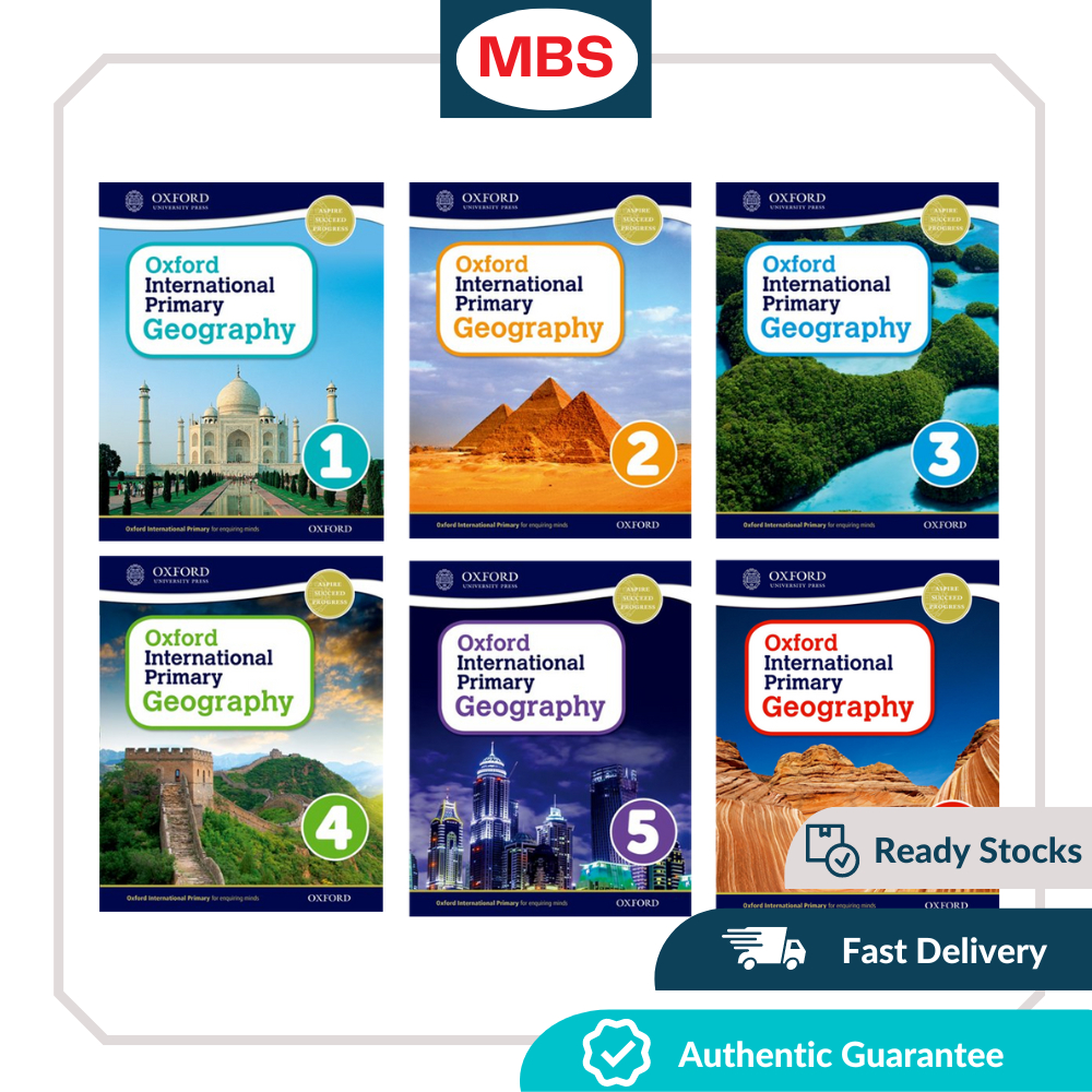 Oxford International Primary Geography Student Book and Workbook Stage 1 / 2 / 3 / 4 / 5 / 6 ...