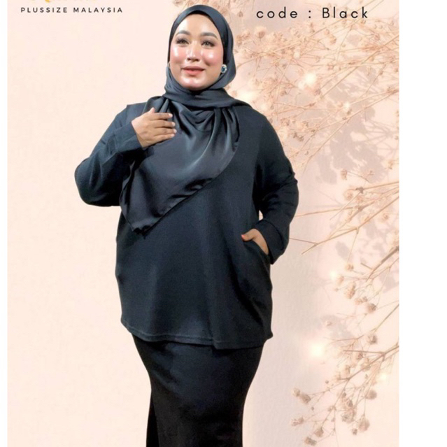BLOUSE PLUS SIZE MURAH WOMEN MUSLIMAH SOPHILA BLOUSE IRONLESS ...