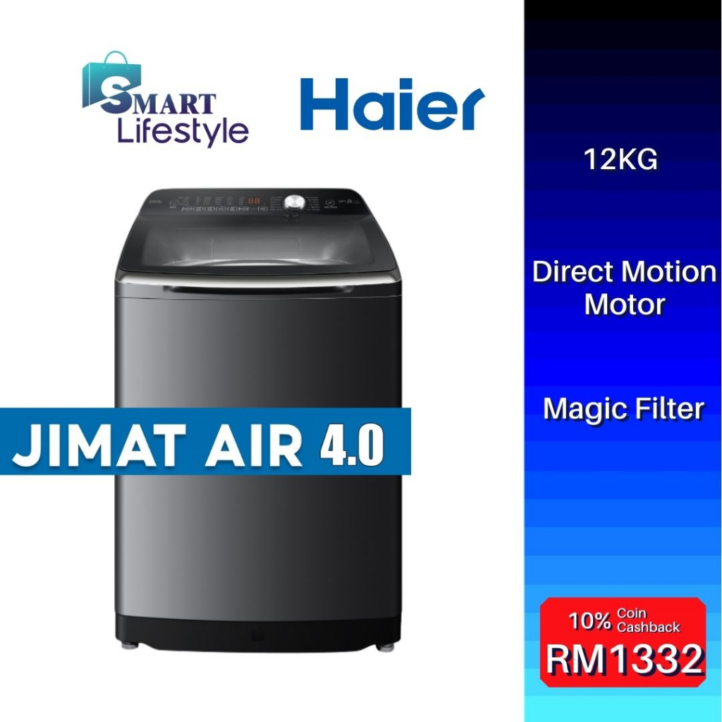 Haier Top Load Series Washing Machine (12kg) HWM120-B1678S8 | Shopee ...