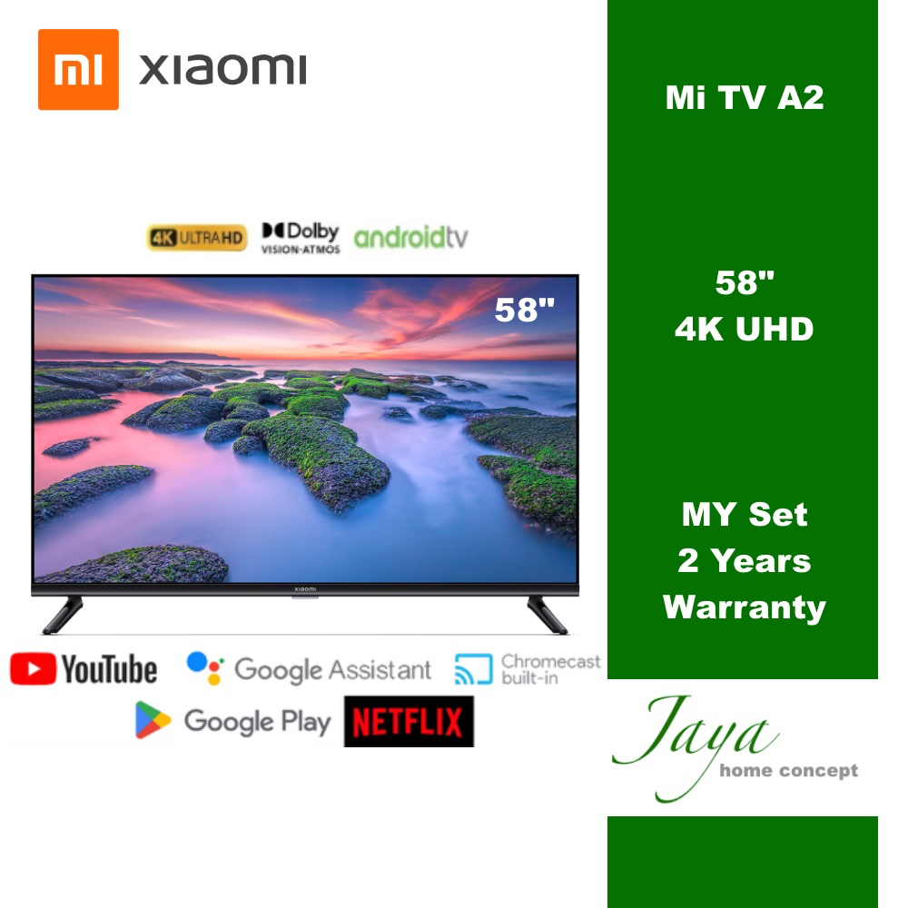 Xiaomi Mi Smart TV A2 Series 4K UHD Android 10 Smart TV l 2 Years ...