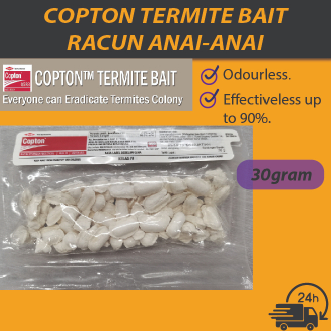 COPTON Termites Bait 30GM Hexaflumuron 0.5% Original DOW Anai Anai ...