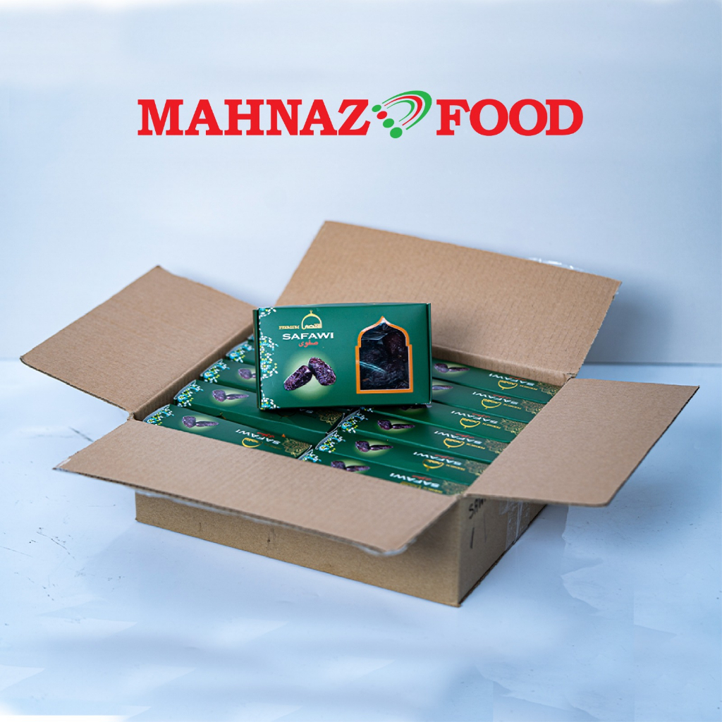 Mahnaz Food Kurma/Dates Al Aqsa Premium Safawi (200g x 12 Packs ...