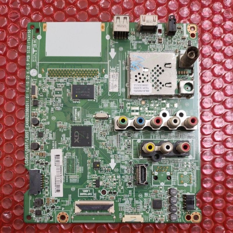 LG LED TV 49LF540T POWER BOARD MAIN BOARD TCON BOARD LVDS RIBBON STAND ...