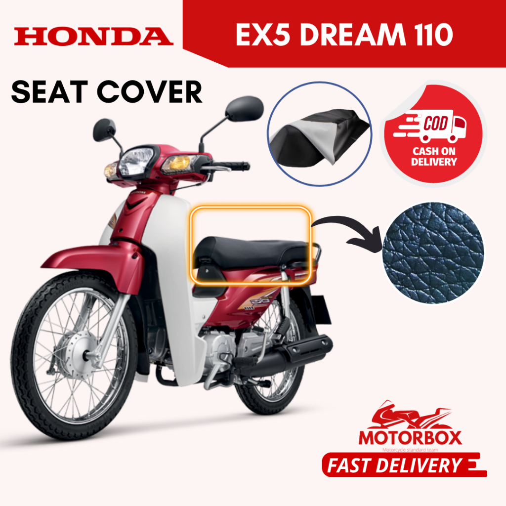 HONDA SEAT COVER EX5 110 DREAM 110 FI - TEMPAT DUDUK REPLACEMENT KAIN SARUNG KUSYEN KULIT ...