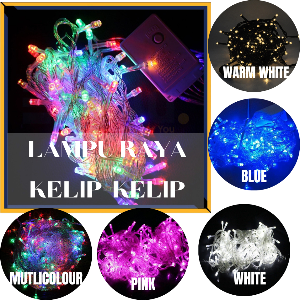 Lampu LED 100 bulb Hari Raya Aidilfitri | Shopee Malaysia
