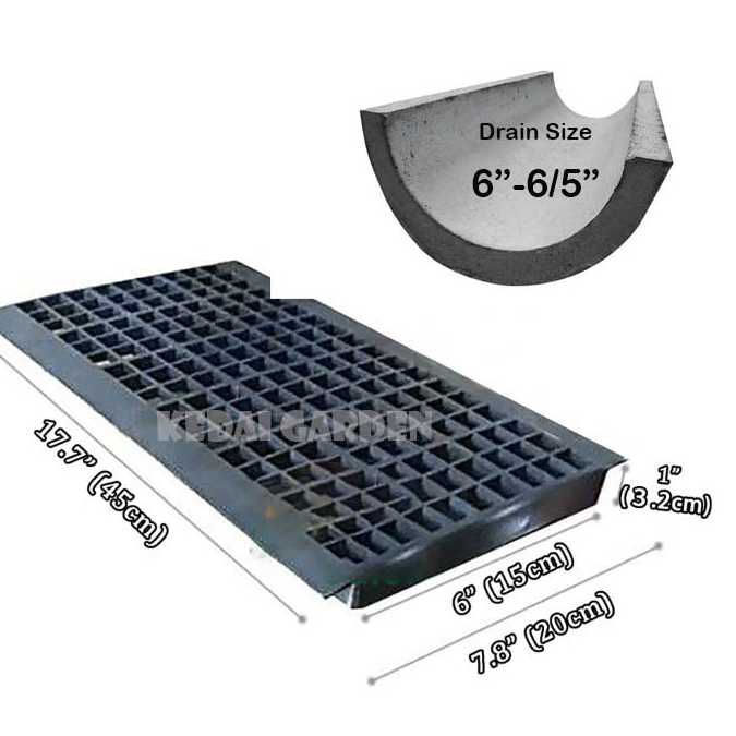 DRAIN COVER OCTO STRONG COVER 6" / 9" x 17.7" With UV Protection KUAT ...