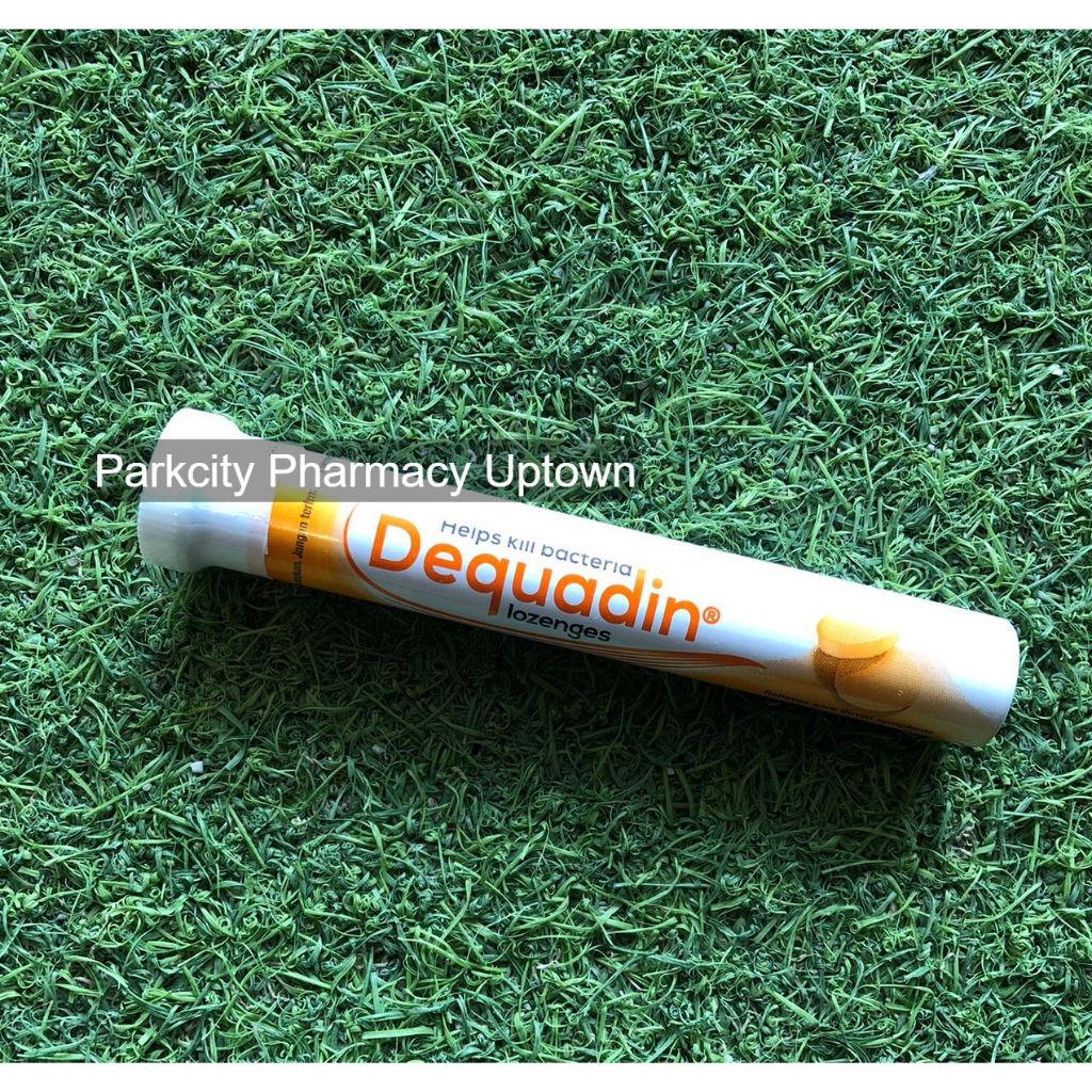 Dequadin Lozenges Citrus (6 strips x 4s per Box / 24s per Tube ...