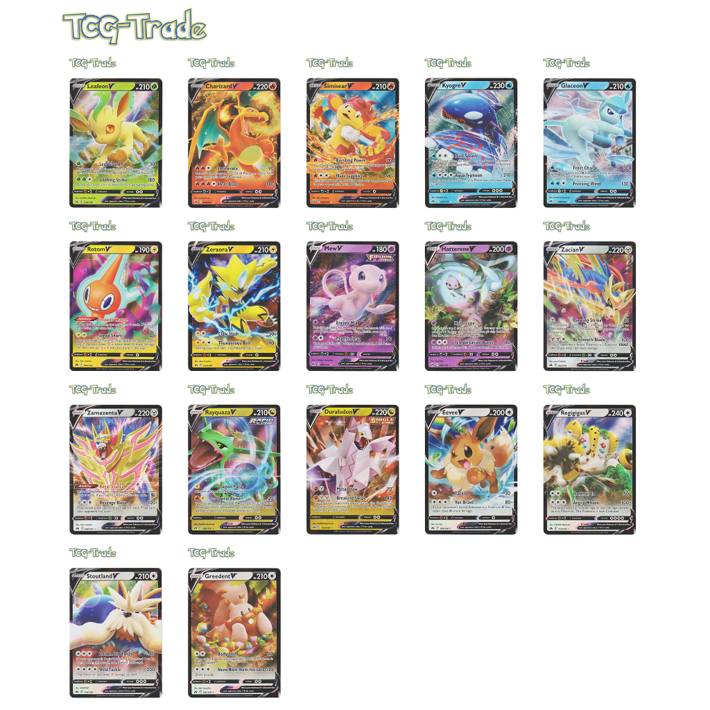 [Pokemon TCG Singles] SS12.5 Crown Zenith - Holo Rare V - Pokemon Card ...