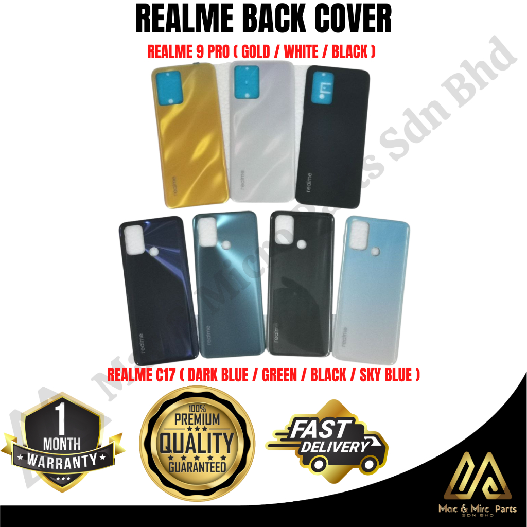 REALME 9 PRO / REALME C17 BACK COVER ( READY STOCK ) | Shopee Malaysia