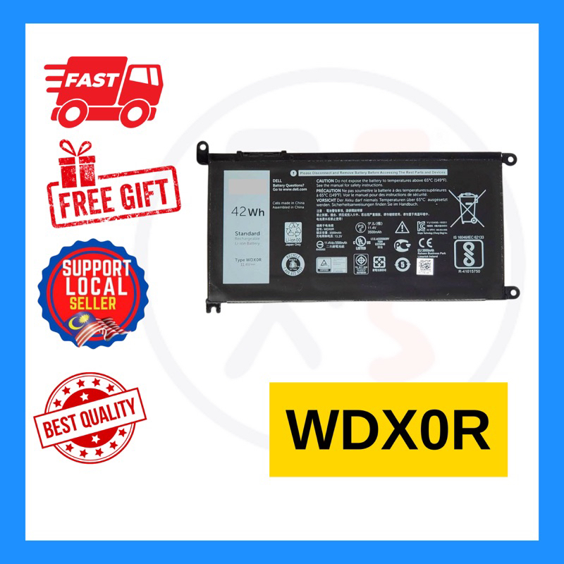 Dell WDX0R 13 14 15 3379 5368 5379 5468 5471 5568 5767 7368 5468 FC92N ...