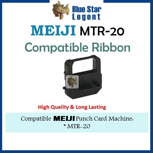 Compatible MEIJI MTR-20 MTR20 Time Recorder Ribbon | Shopee Malaysia