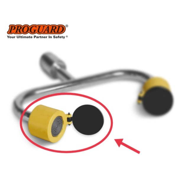 Replacement Eyewash Nozzle Assembly Filter & ABS Cover Spray Head ...