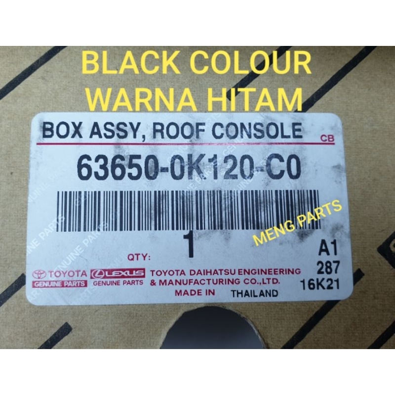 ORIGINAL TOYOTA HILUX REVO ROCCO ROQUE ROOF CONSOLE ,SUN GLASS HOLDER ...