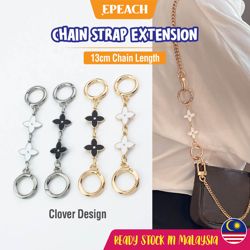 epeach 13cm Bag Chain Extension Clover | Tali Rantai Beg DIY | Handbag ...
