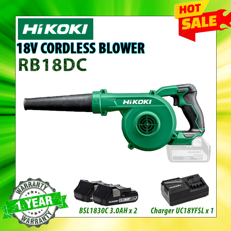 HIKOKI RB18DC 18V CORDLESS BLOWER WITH 3 SPEED CONTROL | Shopee Malaysia