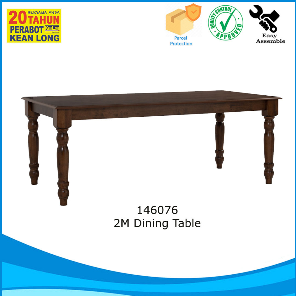 KLSB Solid Wood Dining Table / Meja Makan / Dining Table / Solid Wood ...