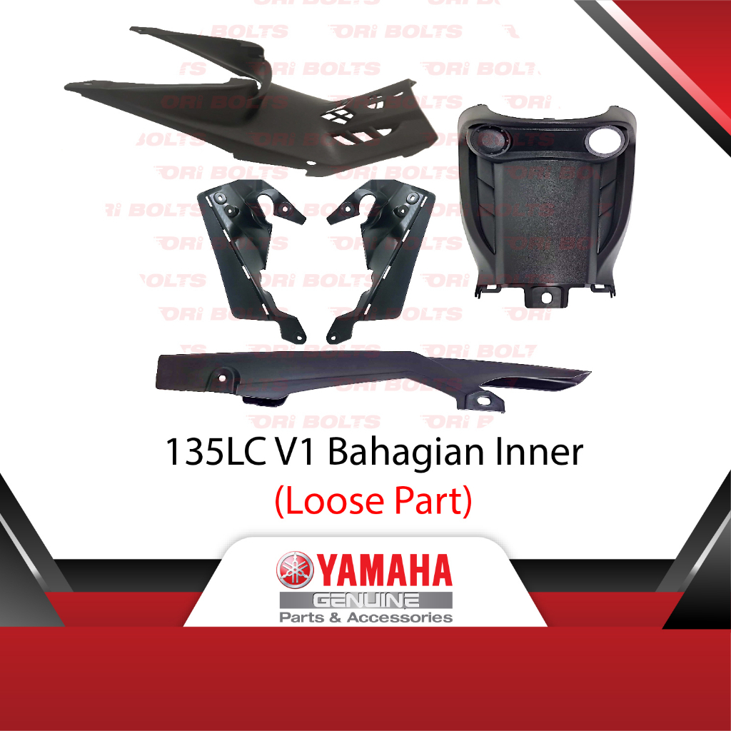 Yamaha Original 135LC V1 Inner Hitam Air Guide Inner Kunci Inner Tangki ...