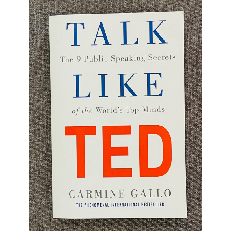 TALK LIKE TED The Power Of Speech English The 9 Public Speaking Secrets ...
