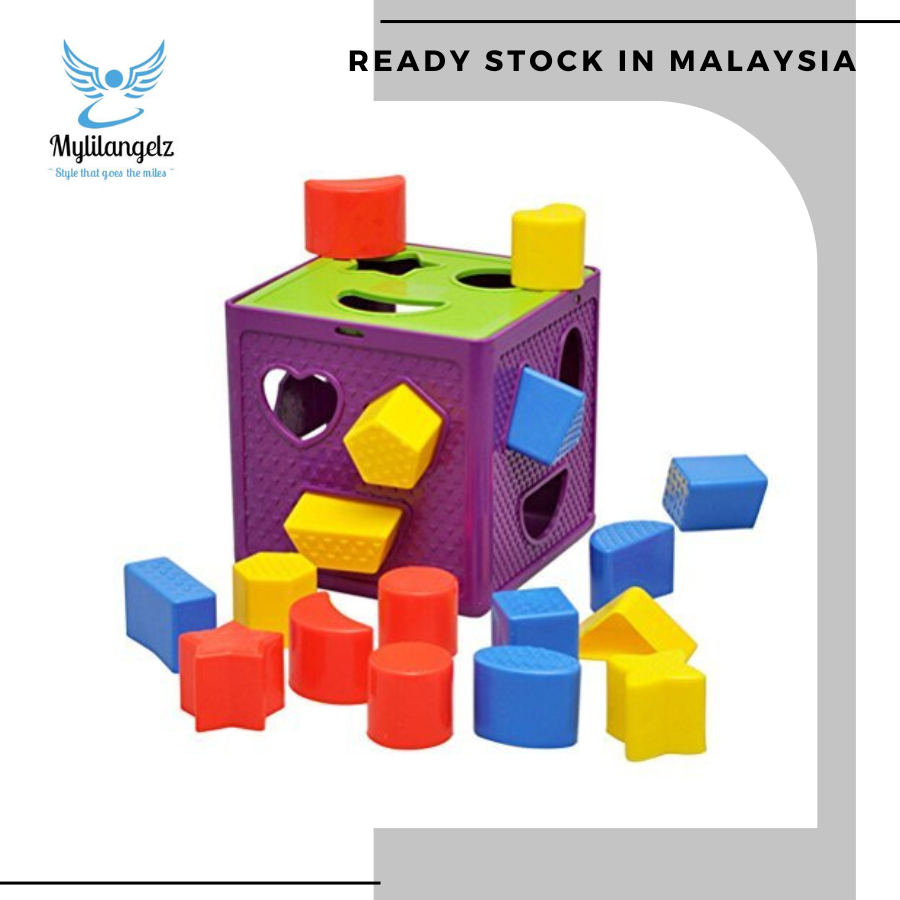 Mylilangelz SA Childhood Learning Toys Baby Cube Geometric Square Shape ...
