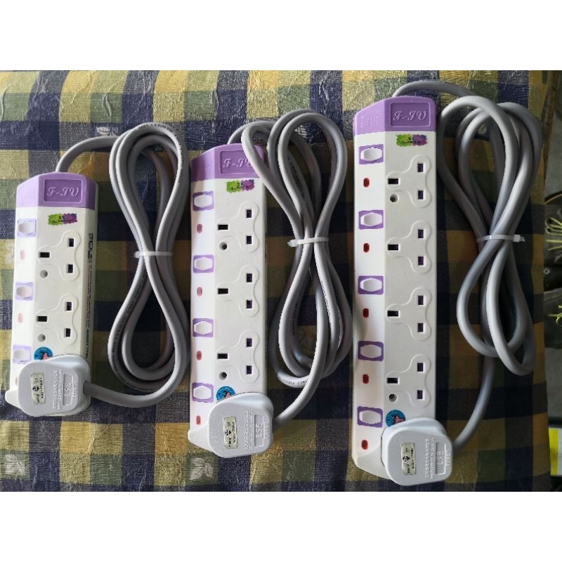 Portable Trailing Sockets 3 Way/4 Way/5 Way (1500w) | Shopee Malaysia