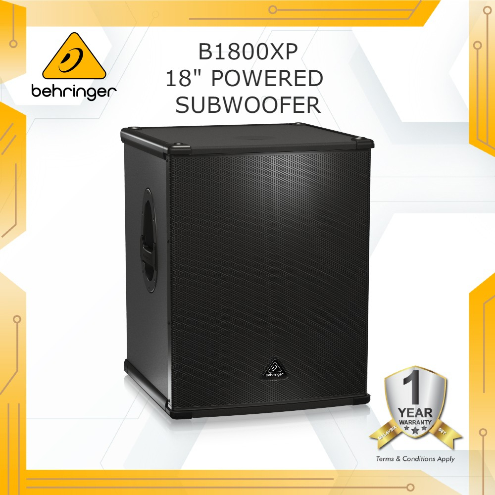 BEHRINGER B1800XP High-Performance Active PA Subwoofer with 18 ...