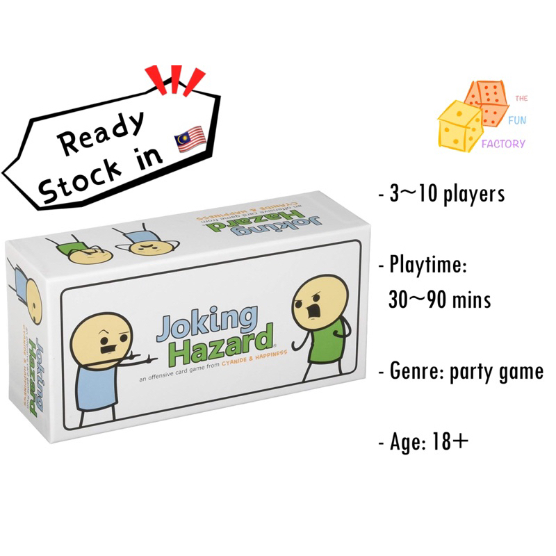 JOKING HAZARD adult party card game fun friends gathering offensive ...
