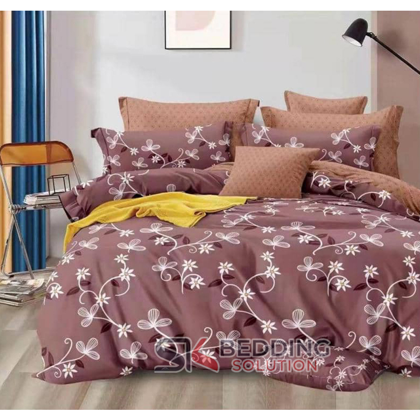 LIVE - K001-K237 ** 8 IN 1 SET CADAR KING MURAH CORAK PLAIN BEDSHEET ...
