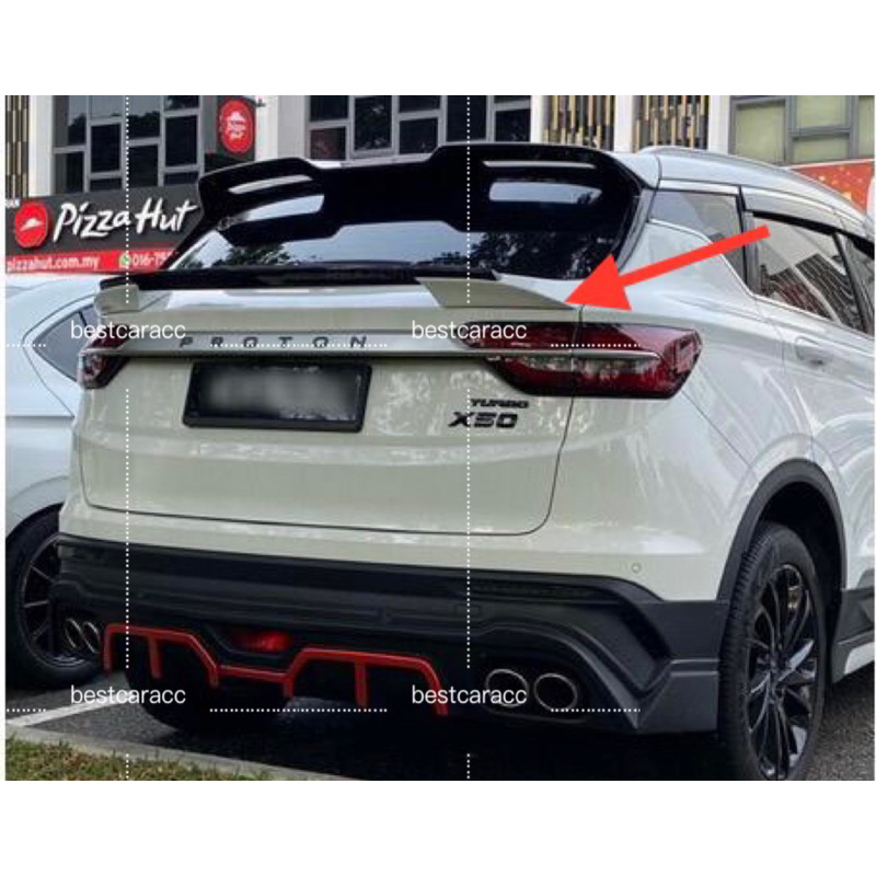 PROTON X50 ZEUS CENTER SPOILER Fiber （WITH PAINT & INBOX SELLER ...