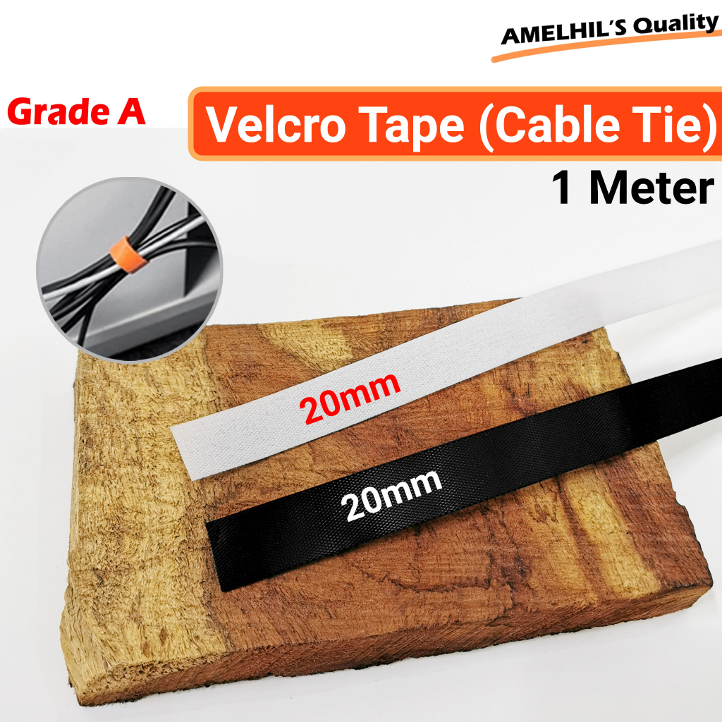 (Meter) Hook & Loop Magic Tape Velcro Tape Cable Tie Cable Organizer ...