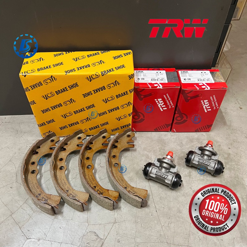 100% Original TRW Perodua Kancil 660 850 Rear Brake Shoe Brake Pump Brake Pads Pad 🔥Daihatsu ...