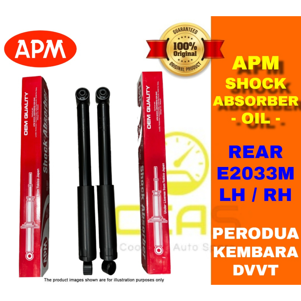 ( 100% ORIGINAL APM ) Rear Gas Absorber Belakang (BUSH) Perodua Kembara ...